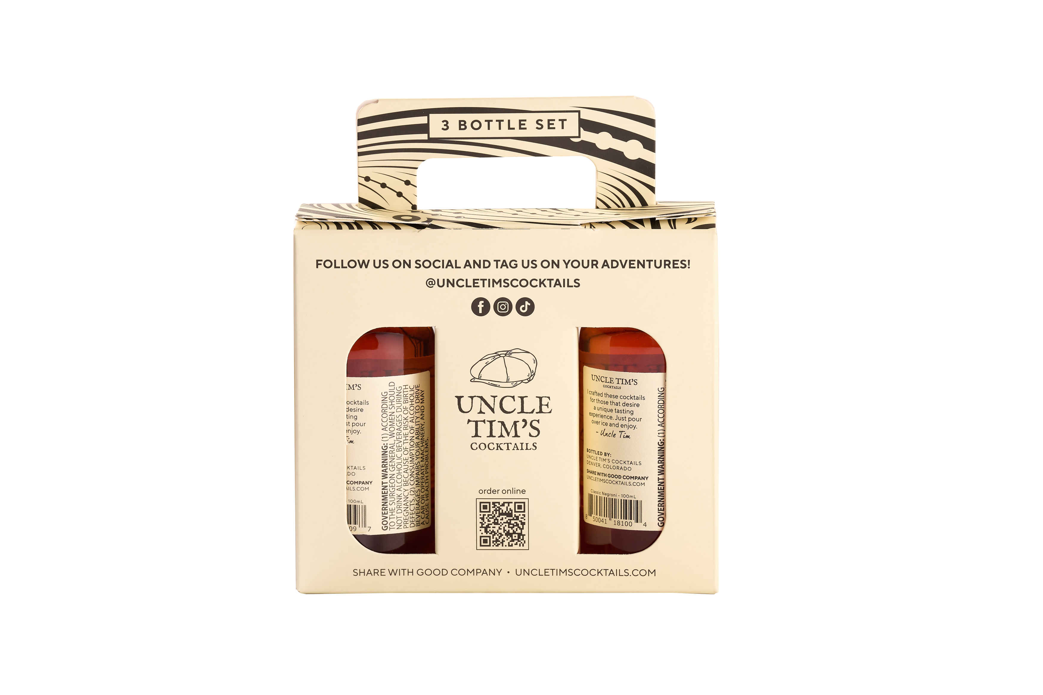 The Classics Tasting Set - 3 bottles – Uncle Tim's Cocktails